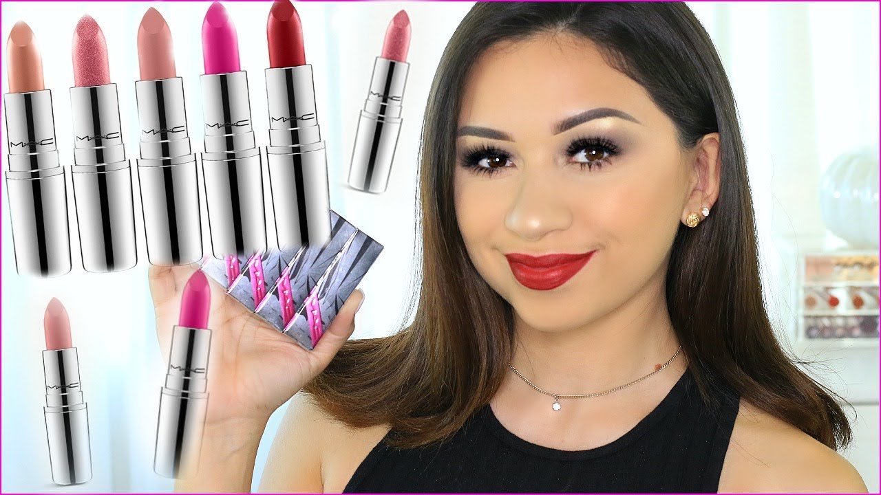 MAC HOLIDAY 2018 SHINY PRETTY THINGS LIPSTICKS - YouTube