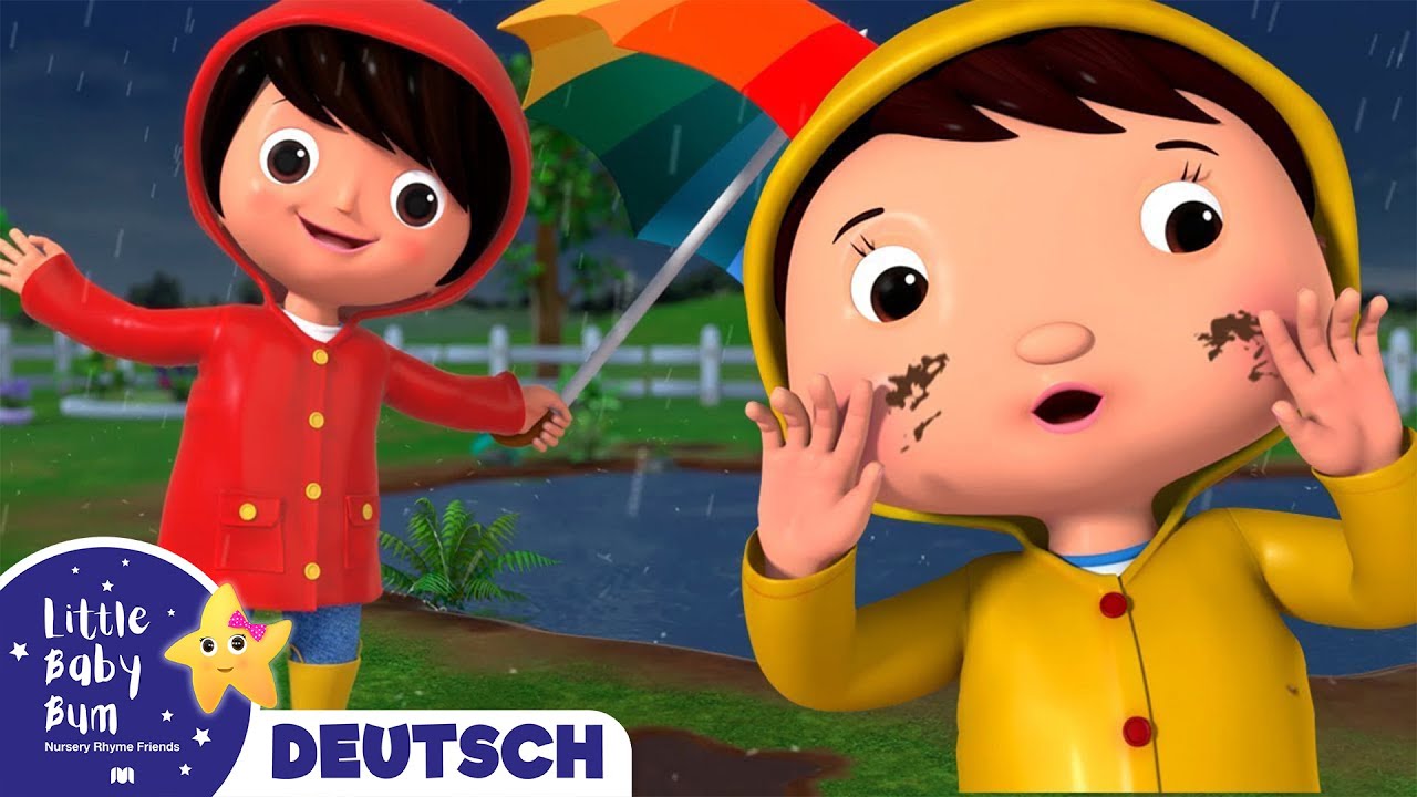 Plantschen in Pfützen | Kinderlieder | Little Baby Bum Deutsch ...