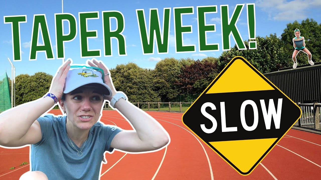 TAPERING FOR A TRACK 10K | Week in the life, taper training, working ...