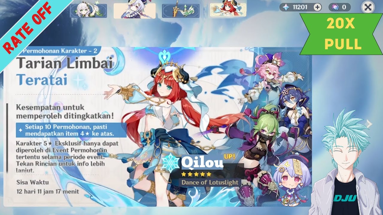 Gacha Nilou Rate Off ~ Genshin Impact - YouTube
