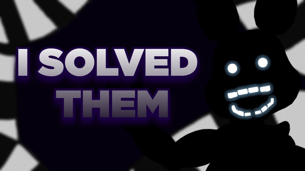 I Solved FNAFs Shadow Animatronics - YouTube