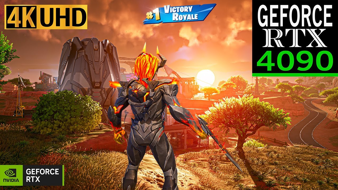 Fortnite Polus Skin Gameplay | RTX 4090 4K Max Graphics + Ray Tracing ...