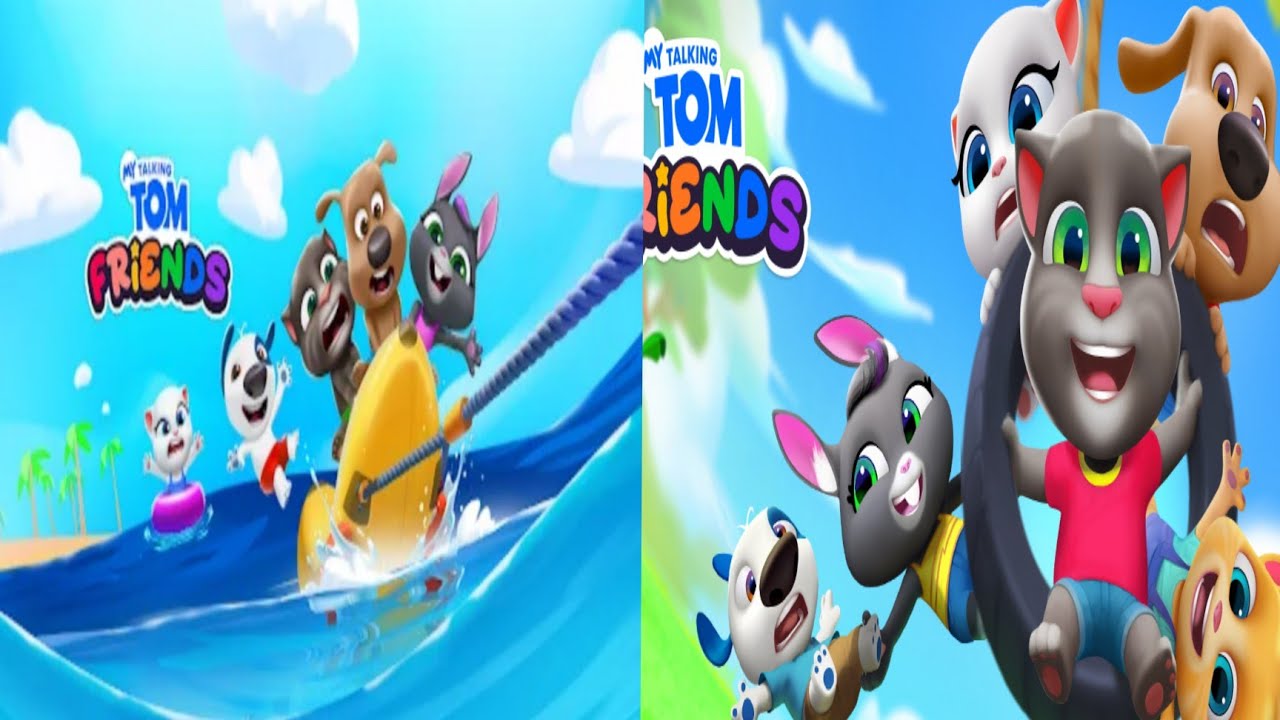 My Talking Tom friend vs My Tom friend - full Gameplay - YouTube