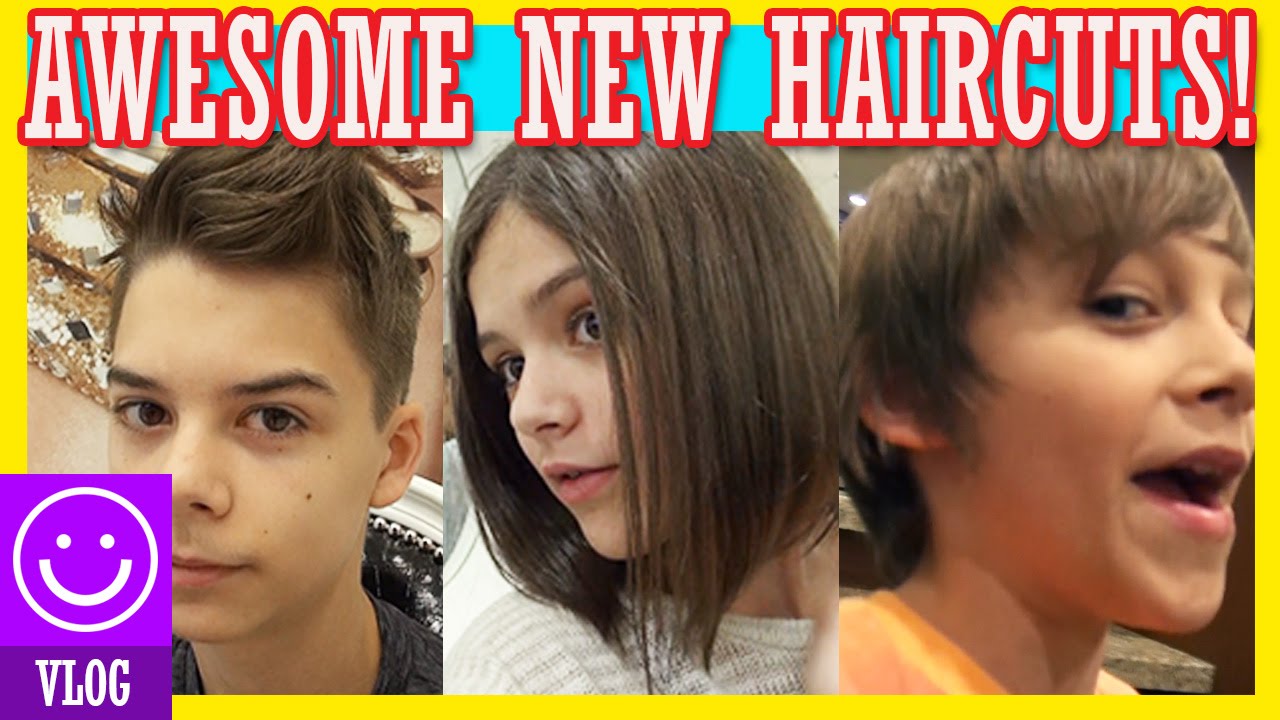 AWESOME NEW HAIRCUTS! NOAH SHAVES HIS MOUSTACHE! | KITTIESMAMA - YouTube