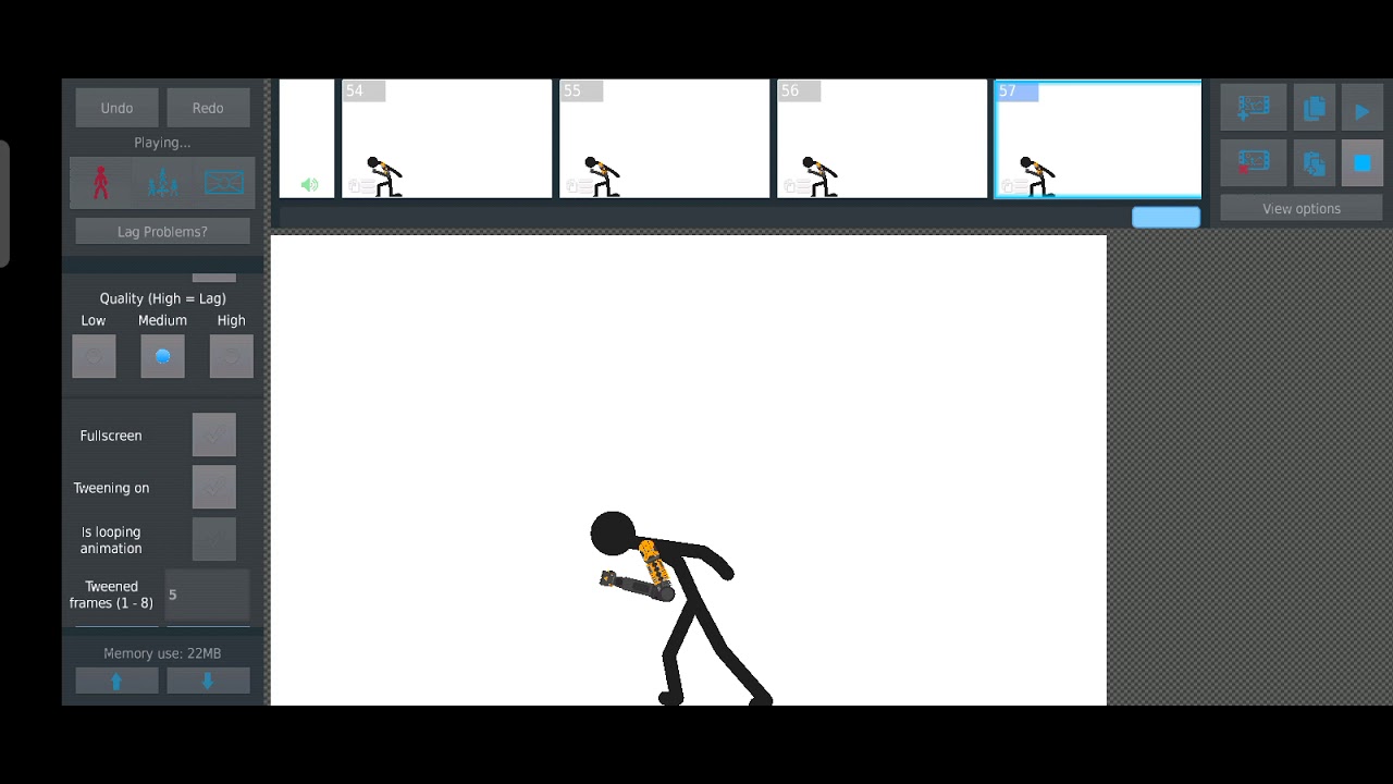 Stickman Animation: Random moves [stick node] #stickman #animation ...