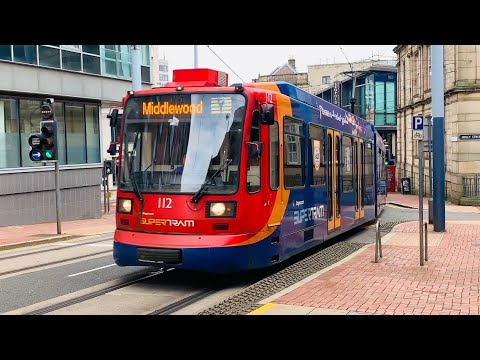 Stagecoach Sheffield SuperTram 112 From Meadowhall To Middlewood - YouTube
