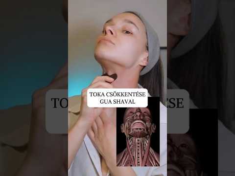 TOKA CSÖKKENTÉSE GUA SHAVAL #guasha #skincareroutine #antiaging - YouTube