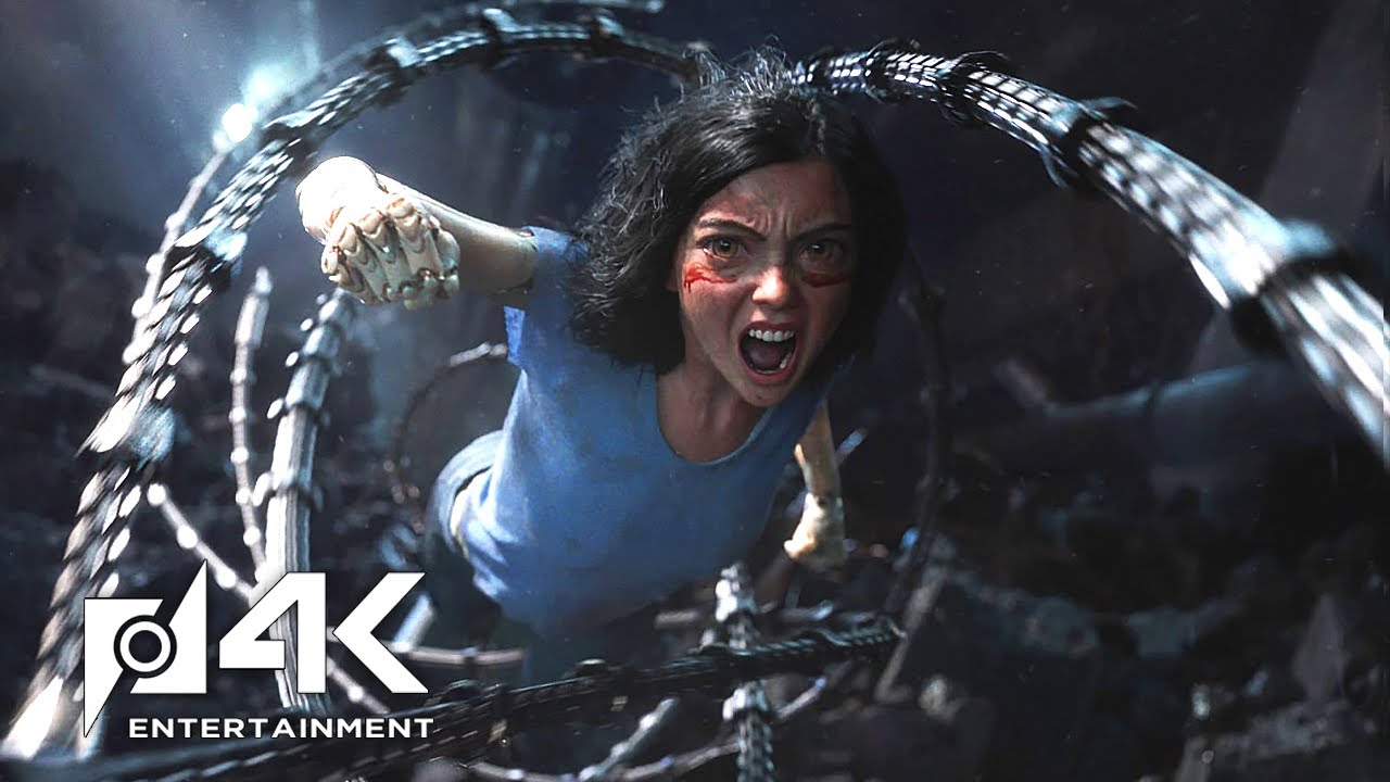 Alita: Battle Angel - Alita vs Grewishka Underworld Fight - YouTube