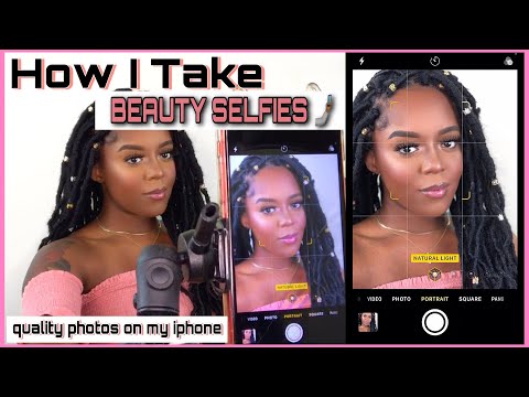 How I Take BEAUTY SELFIES  | QUALITY Photos With My iPhone 📱 | Keyana Talented