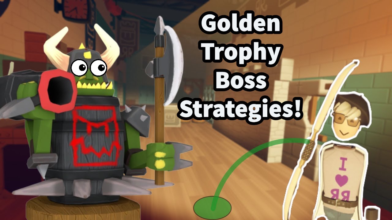 Golden Trophy Bossfight Speedrun Strategies - YouTube