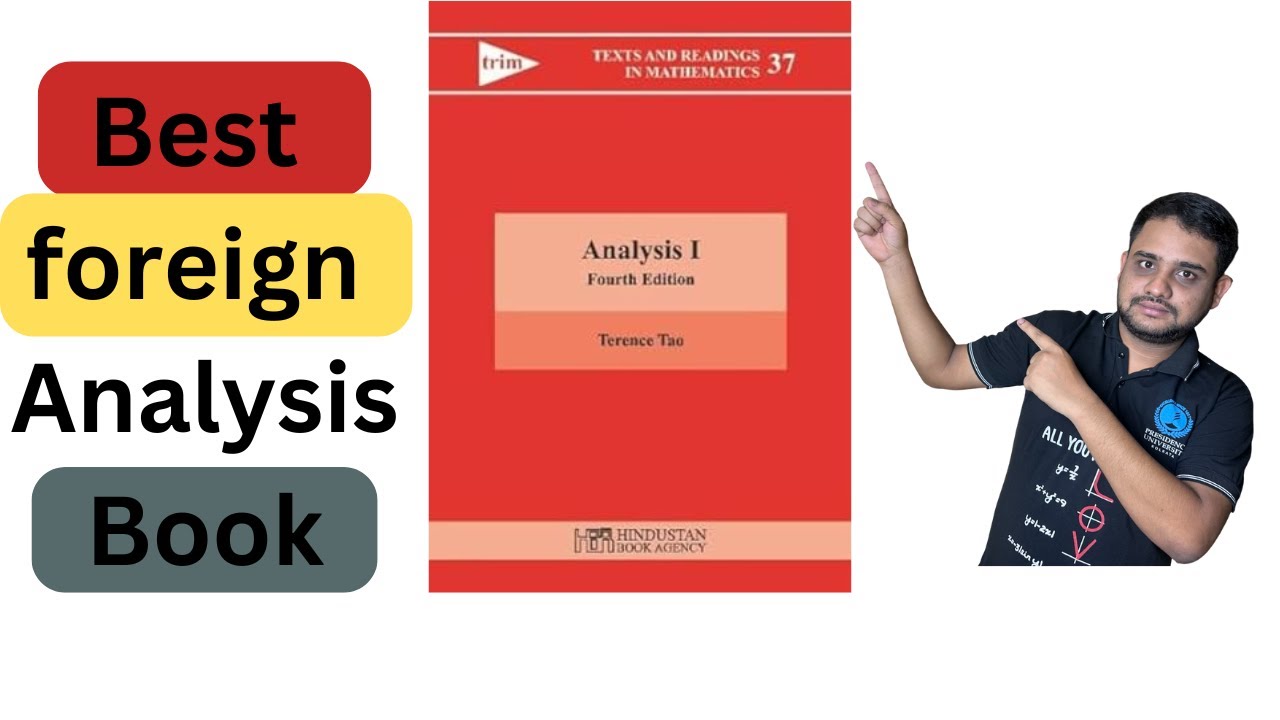 Best Book for Analysis || Analysis Vol 1 || Terence Tao || Review ...