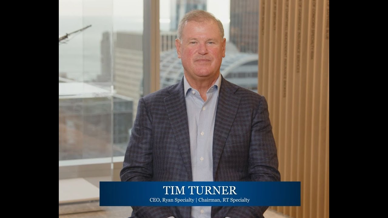 Tim Turner | CEO, Ryan Specialty | Chairman, RT Specialty speaking at ...