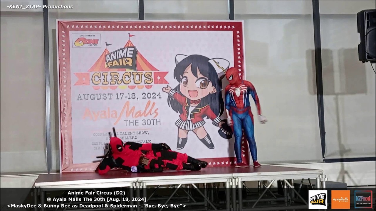 MaskyDee & Bunny Bee as Deadpool & Spiderman - "Bye Bye Bye" on Anime ...