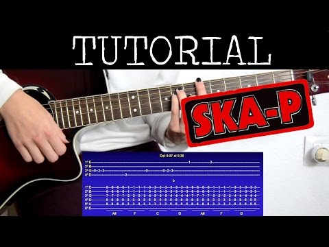 Cómo tocar El gato lopez - Ska p (Tutorial de Guitarra) / How to play ...