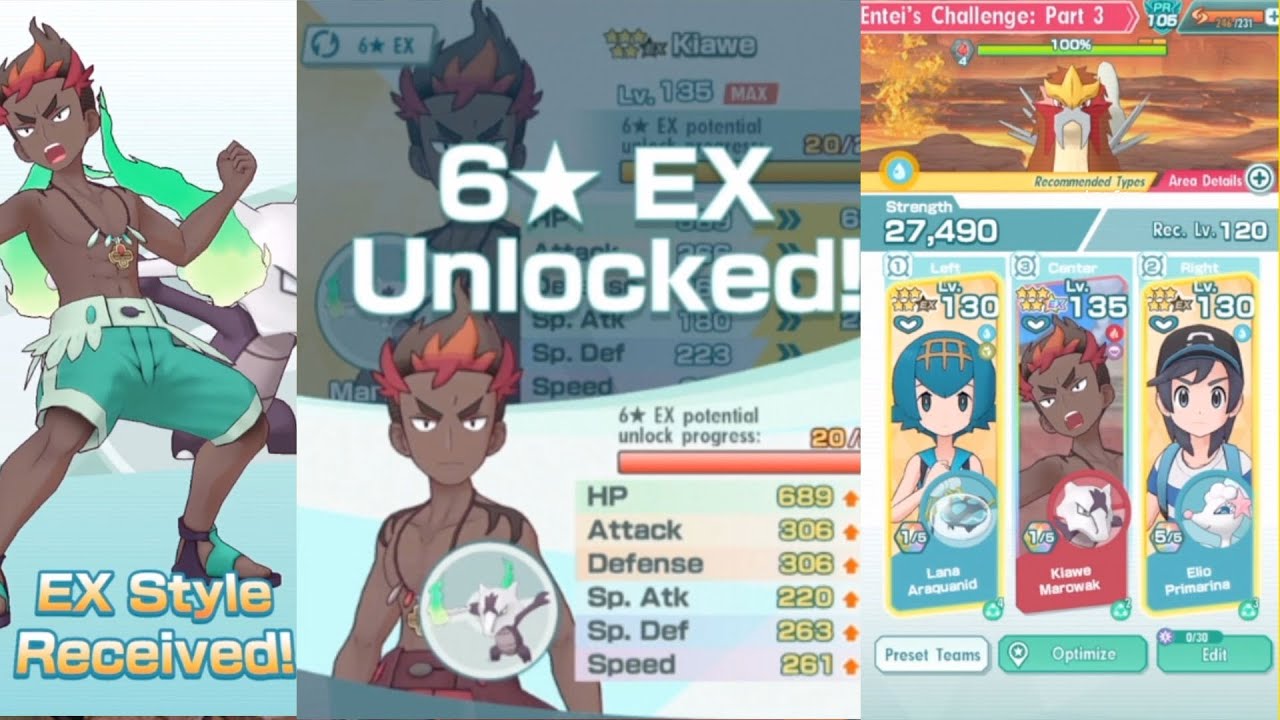 6-Star Kiawe EX and Alolan Marowak Showcase feat. Lana and Elio ...