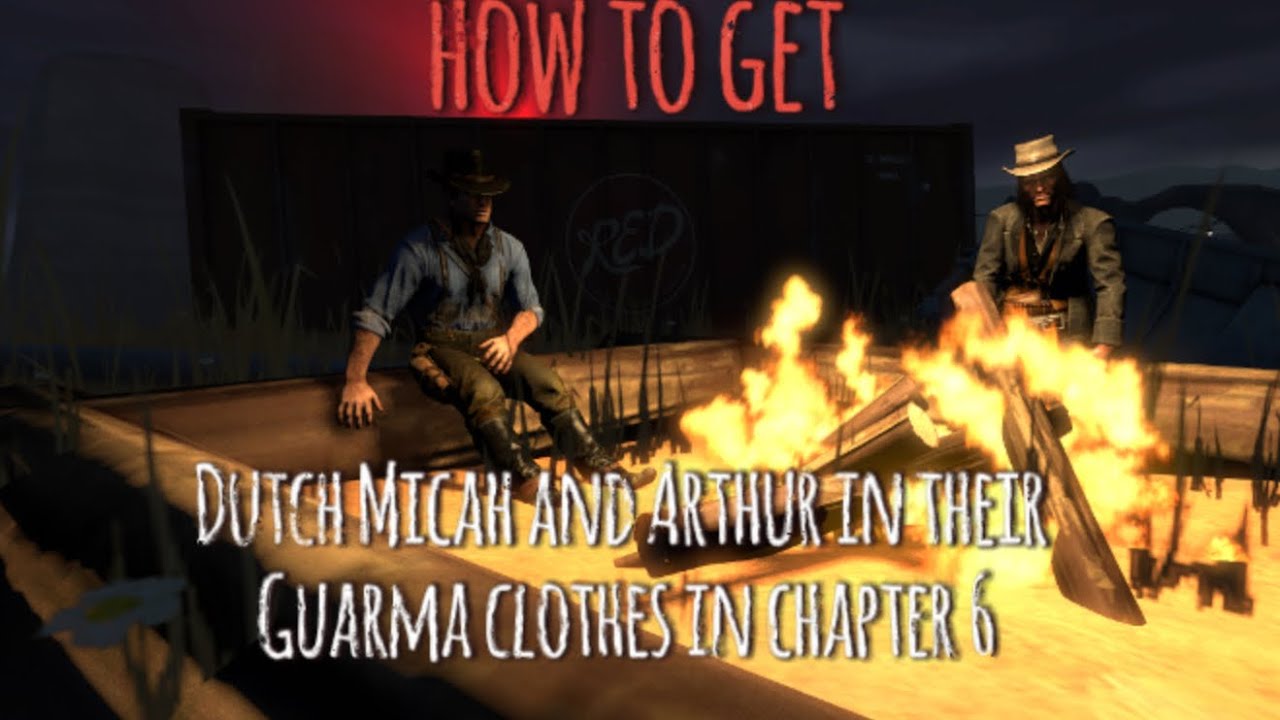 RDR2- Dutch Micah and Arthur in the Guarma outfit guide- Chapter 6 NO ...