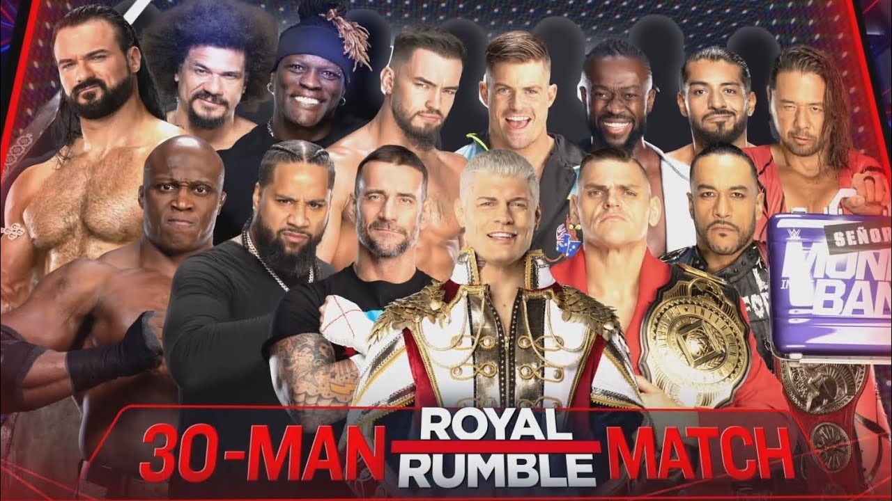 Men Rumble Match - Royal Rumble - 1/27/2024 - YouTube