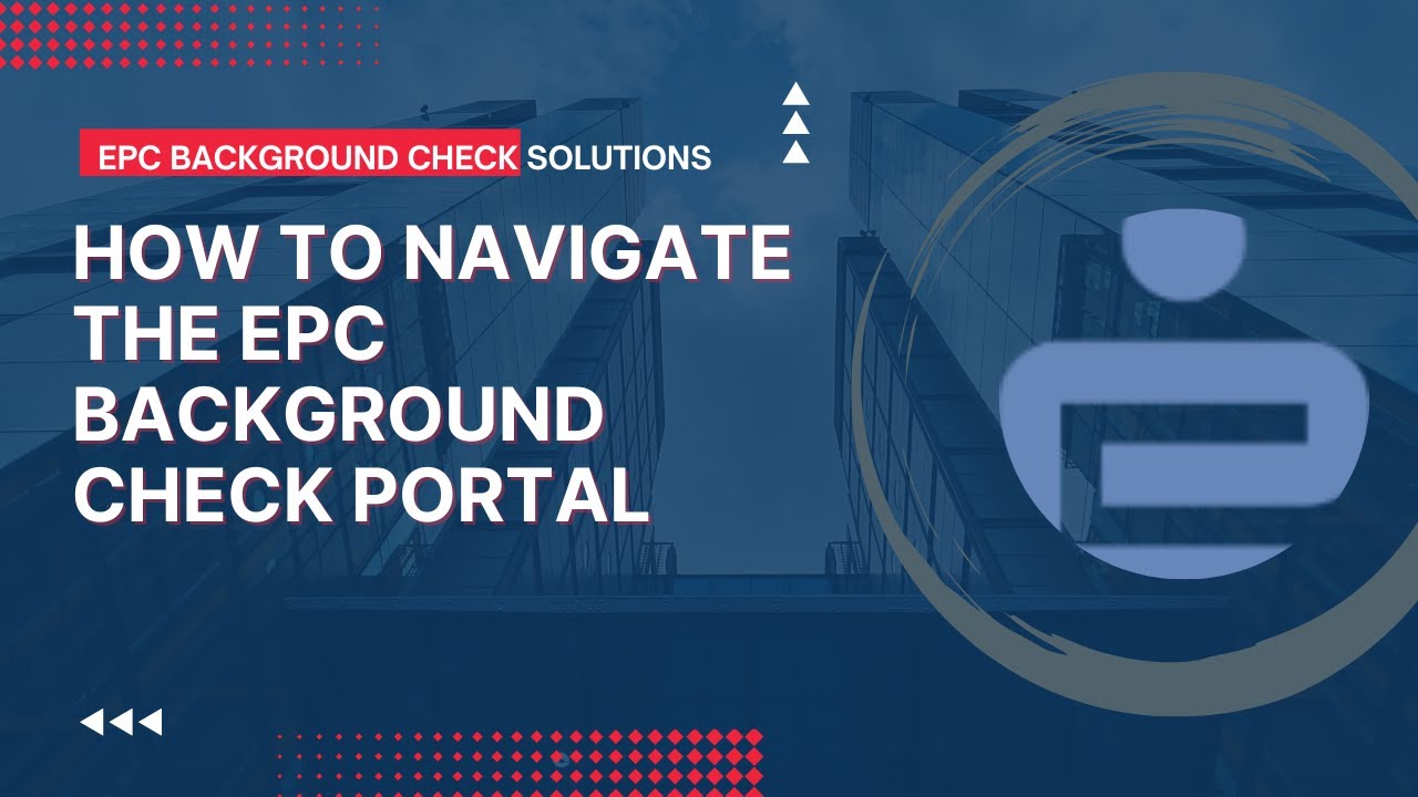 EPC Portal Overview - YouTube