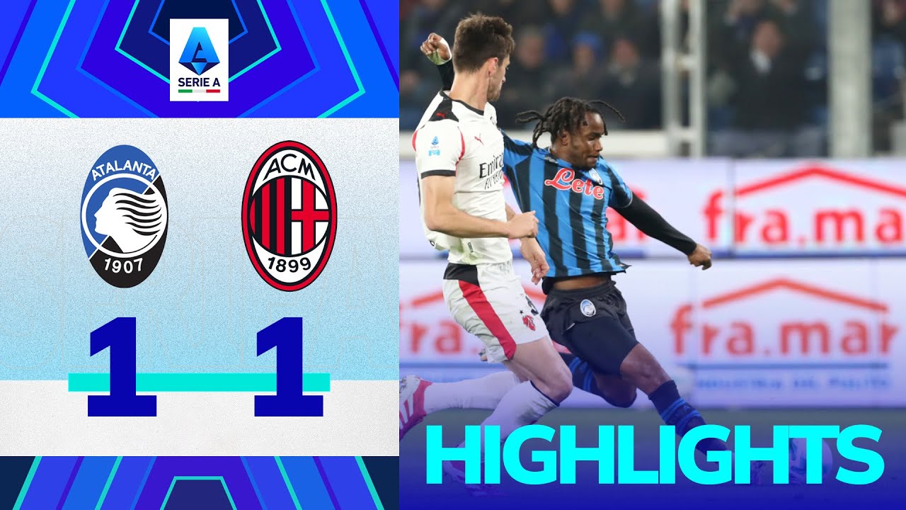 Atalanta BC 1-1 AC Milan | Matchday 9 | 2025/26 Serie A Highlights ...