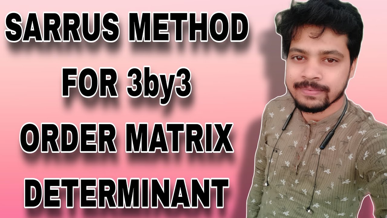 Determination of class 12#basic concept #shortsvideo #sarrus method # ...