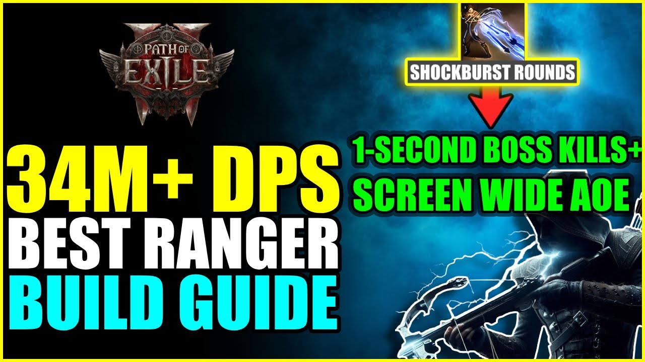 Path of Exile 2 | 34M+ DPS! Best Lightning Ranger Crossbow Build! (PoE ...