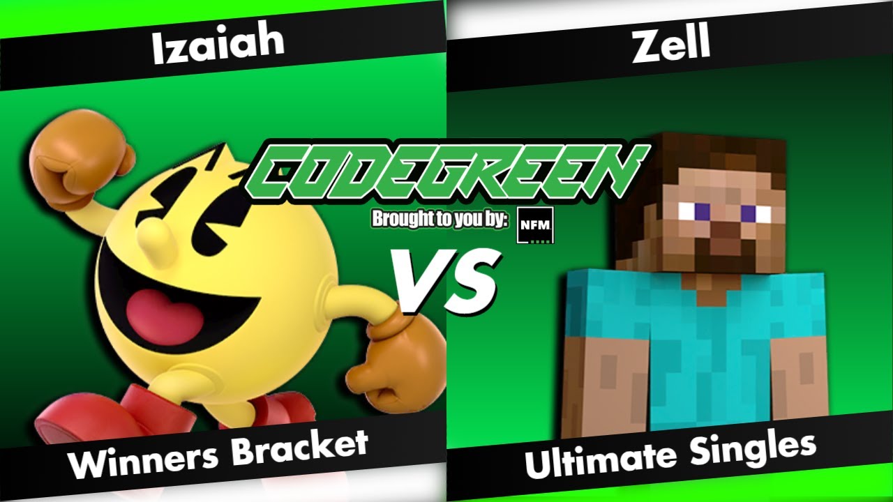 Code Green - Izaiah (PacMan) Vs. Zell (Steve) - YouTube
