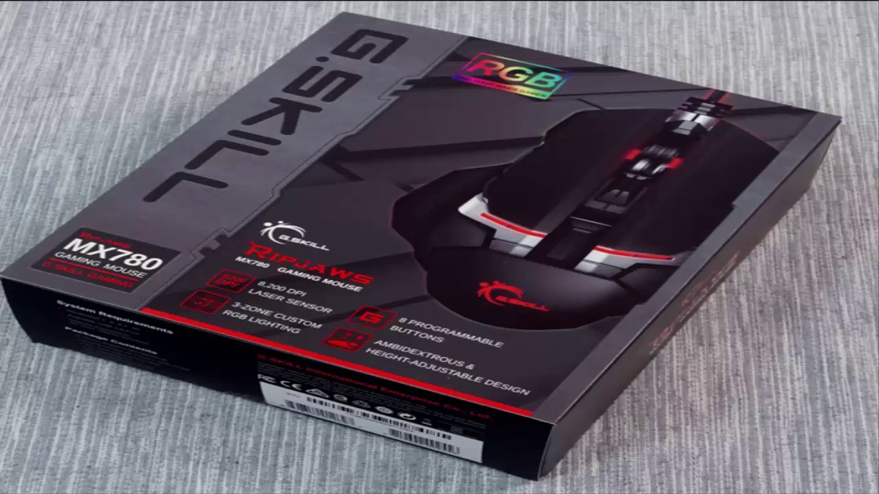 ///RIPJAWS MX 780 GAMING MOUSE/// - YouTube