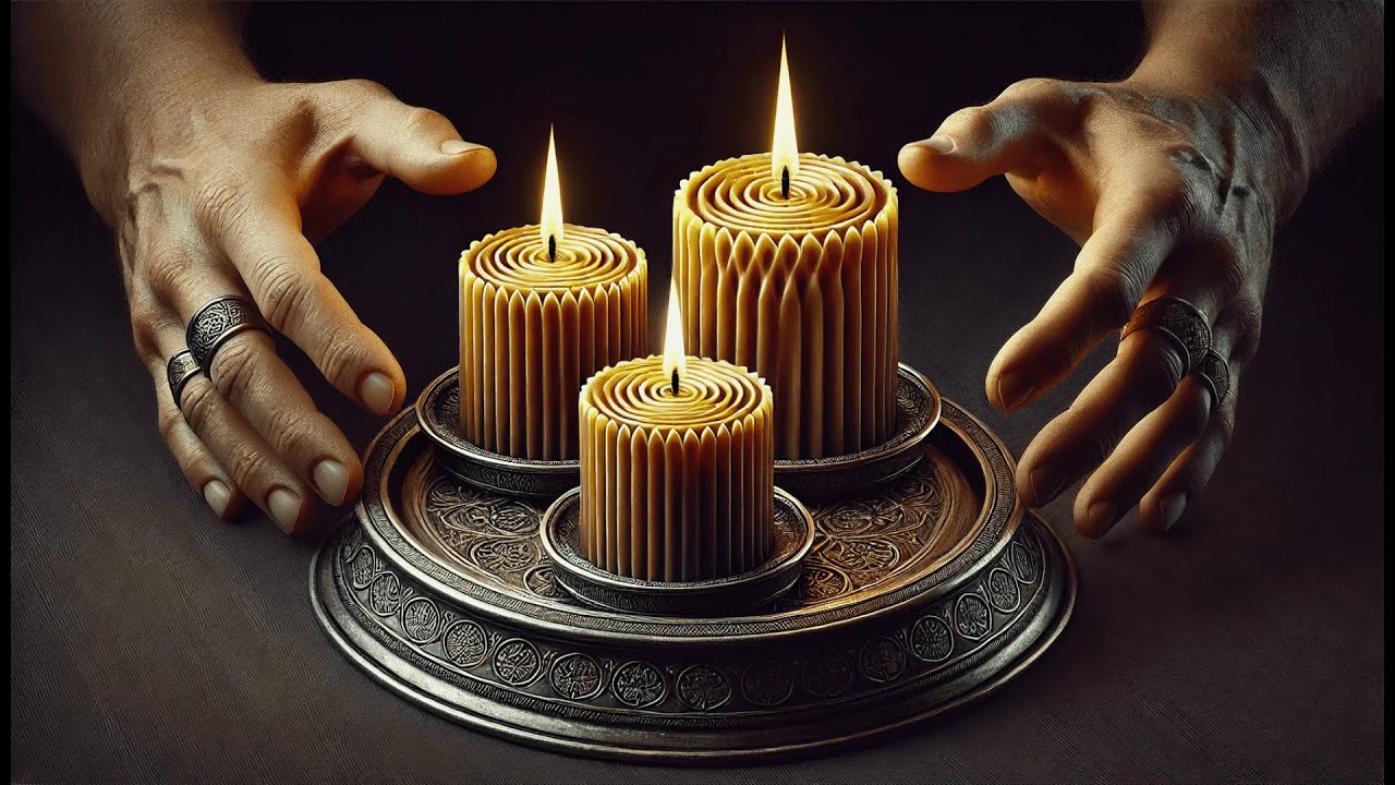 How to make candles with cooking oil! Free at home - YouTube