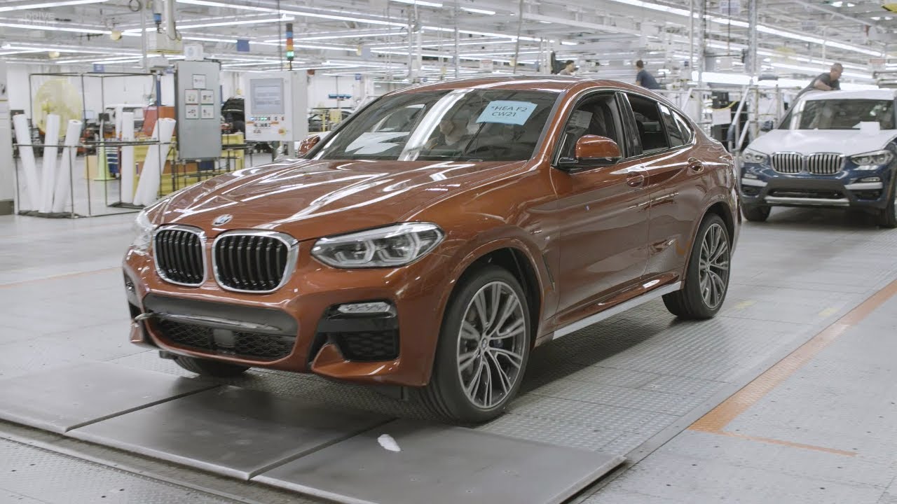 BMW X4 Production Line - Assembly | Car Factory USA - YouTube