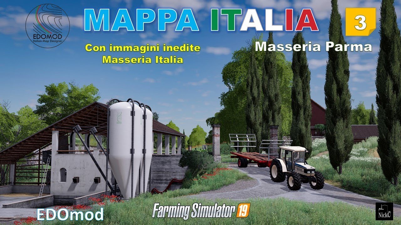 FS 19 🗺️ MAPPA ITALIA 🇮🇹 by EDOmod - Gameplay / preview ep.3 #nicko87 ...