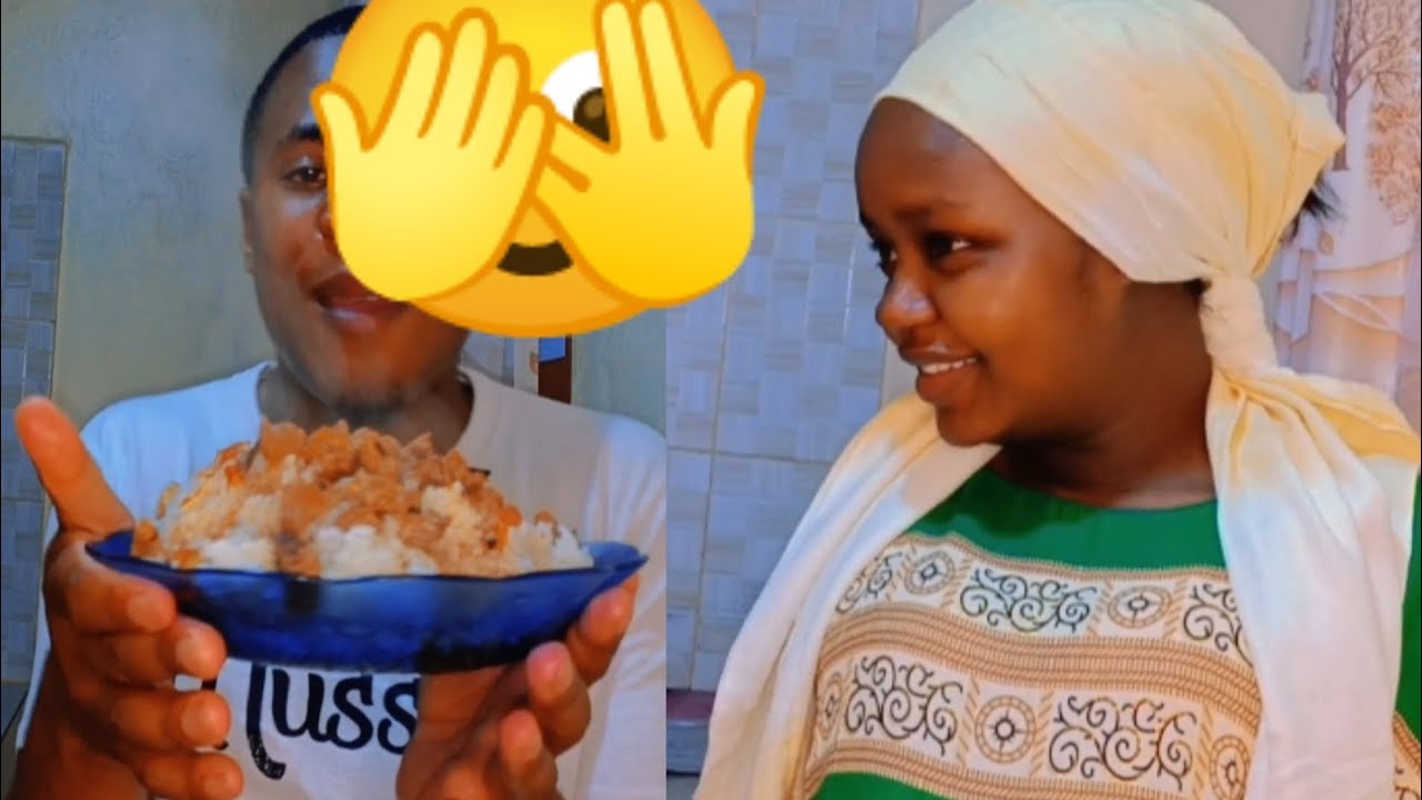 GUIDING MY HUBBY ON HOW TO MAKE A DELICIOUS MEAL 😋😋:Mchele\nyama🍛🍴 ...