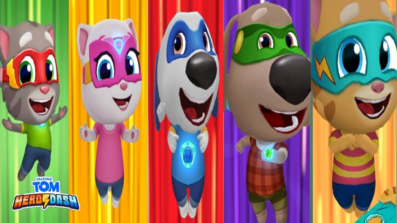 TALKING TOM HERO DASH -- TOTAL ALL CLASSIC HERO CHARACTER RED THIM ...