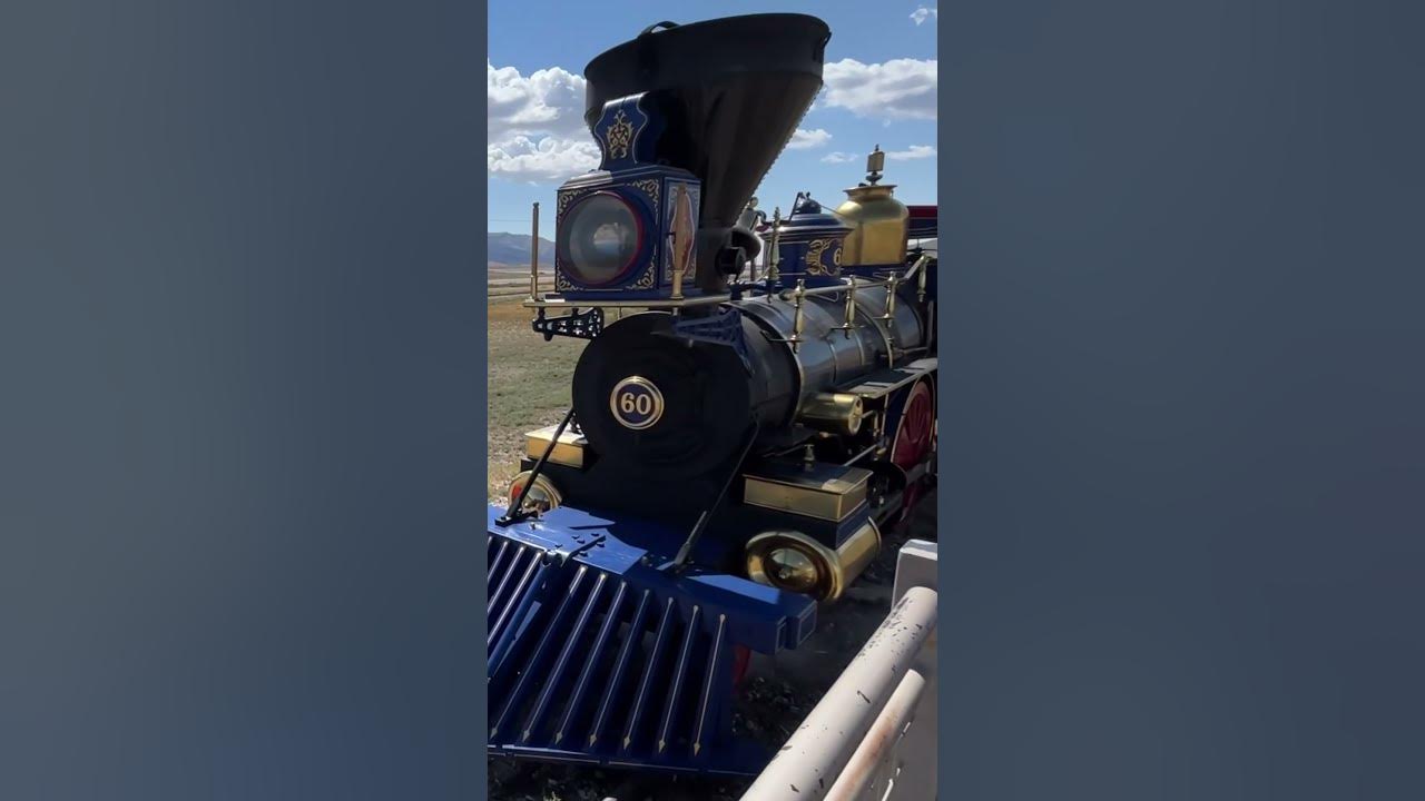 promontory point transcontinental railroad jupiter locomotive coming ...