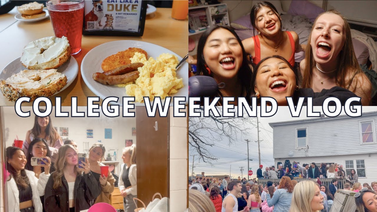 COLLEGE WEEKEND IN MY LIFE ~JMU parties, superbowl, valentine's day ...