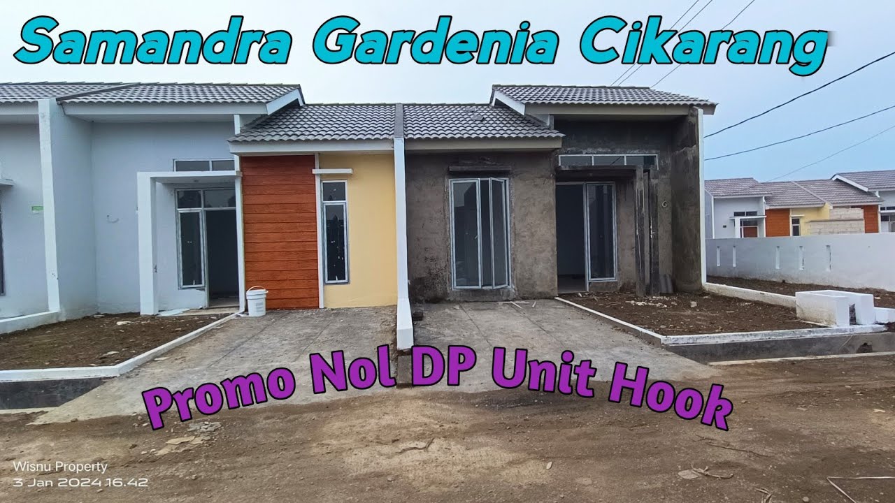 Rumah Hook Promo Nol DP Samandra Gardenia Rumah Subsidi dekat Stasiun ...