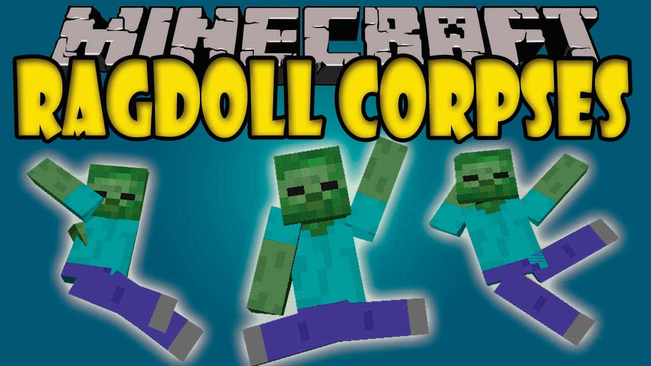 RAGDOLL CORPSES MOD - Los Cadaveres Retorcibles! - Minecraft mod 1.8 ...