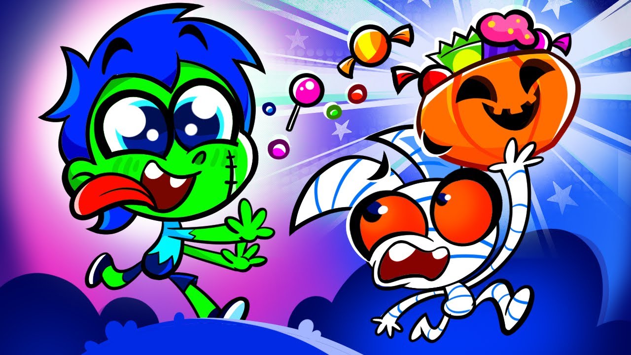 Halloween Song 🎃 | Funny Monster Song | Kids Songs & Nursery Rhymes ...