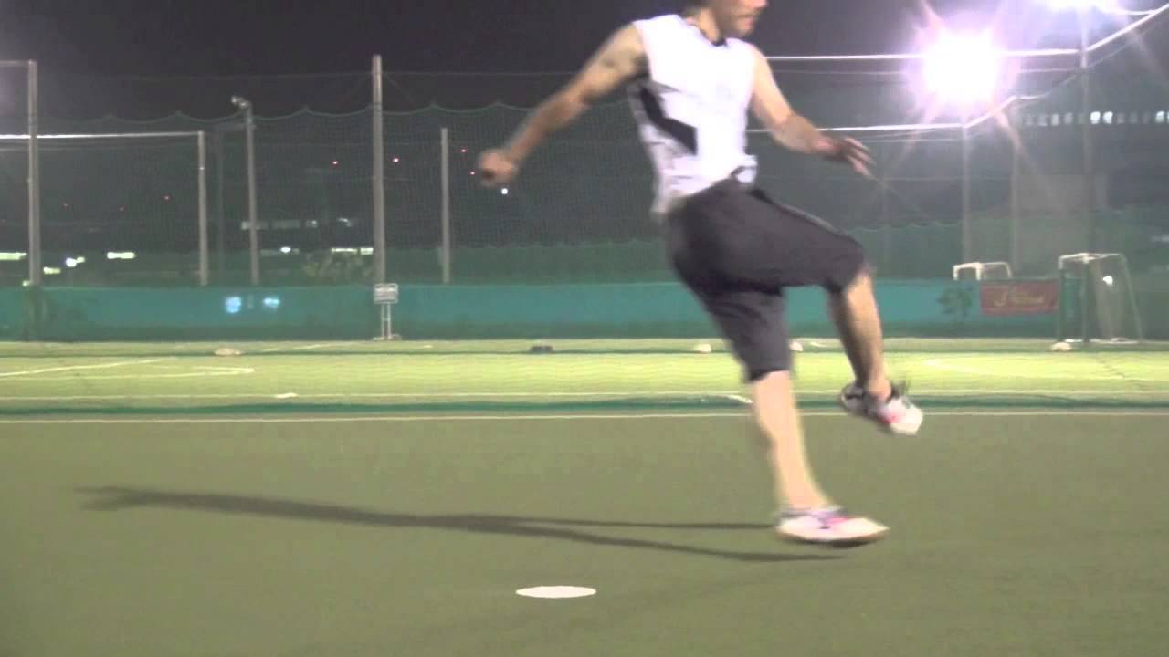 2軸インステップキック 蹴り方 biaxial instep kick, biaxial chut de empeine足裏インパクトキック ...