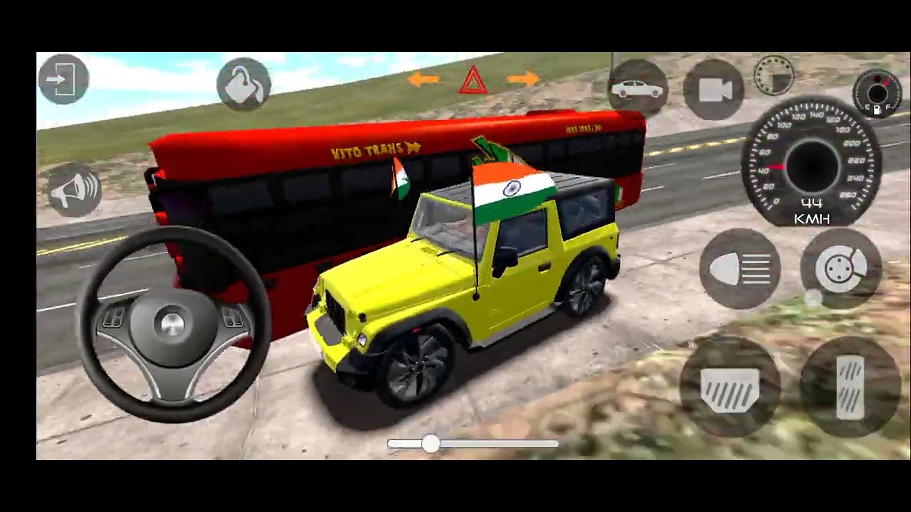 _Thar 4x4 Challenge_ yellow Thar game 2025 top model. - YouTube