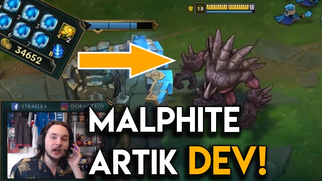 MALPHITE ARTIK DEV! | Mini-Rework Geliyor! #LoLHaber - YouTube
