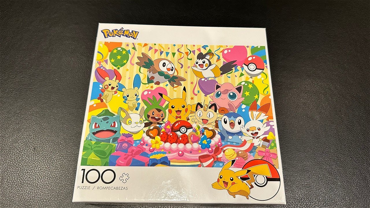 Pokemon 100 Piece Jigsaw Puzzle - 15 x 11 inches - YouTube