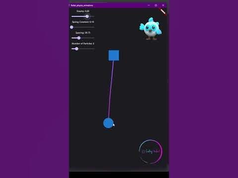 Interactive Rope physics simulation - custompaint flutter🔥#shorts - YouTube