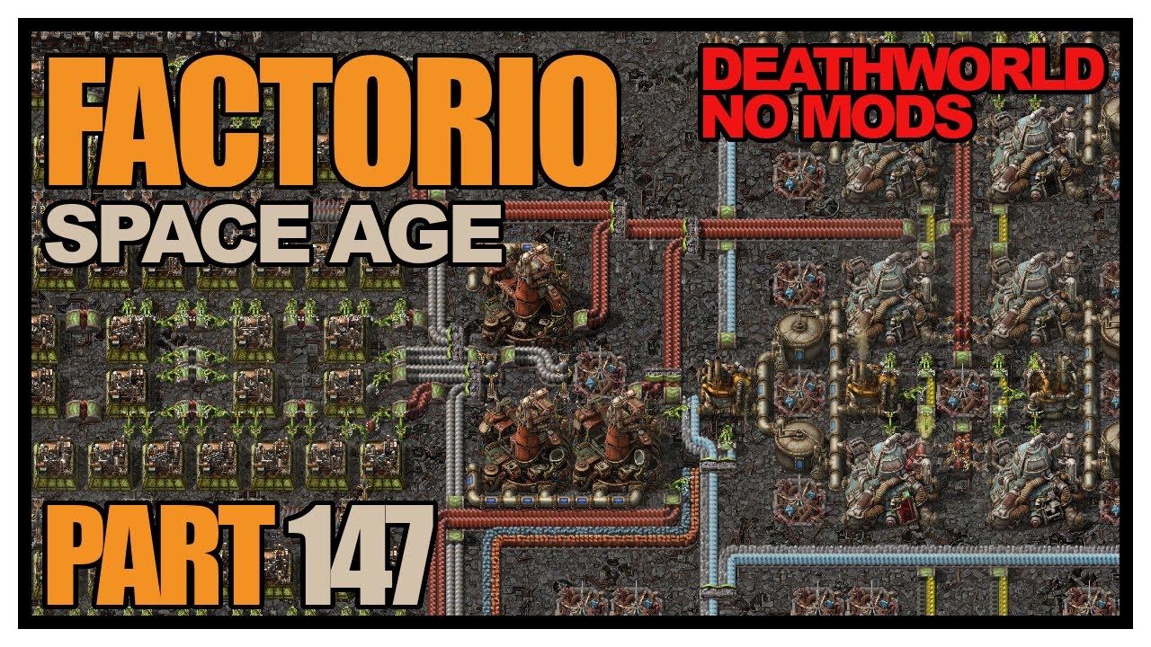 Factorio Space Age - Episode 147 - Promethium ship rebuild! (Deathworld ...