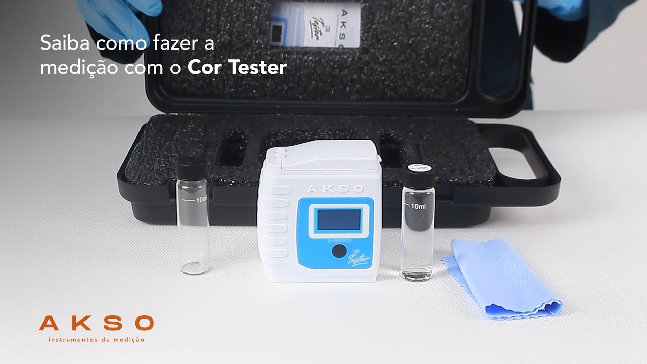 Aprenda a fazer a medição com o AK42 Cor Tester! - YouTube