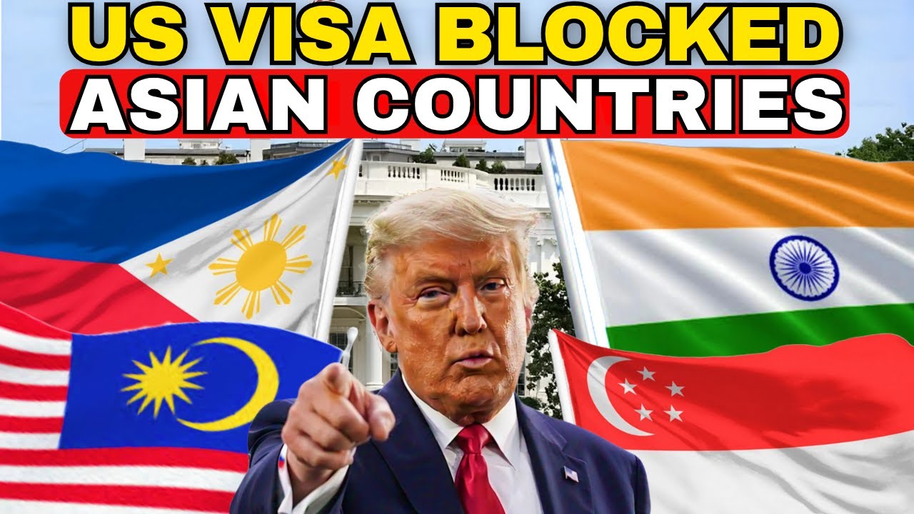 10 ASIAN Countries That NEVER Get US Visas - YouTube