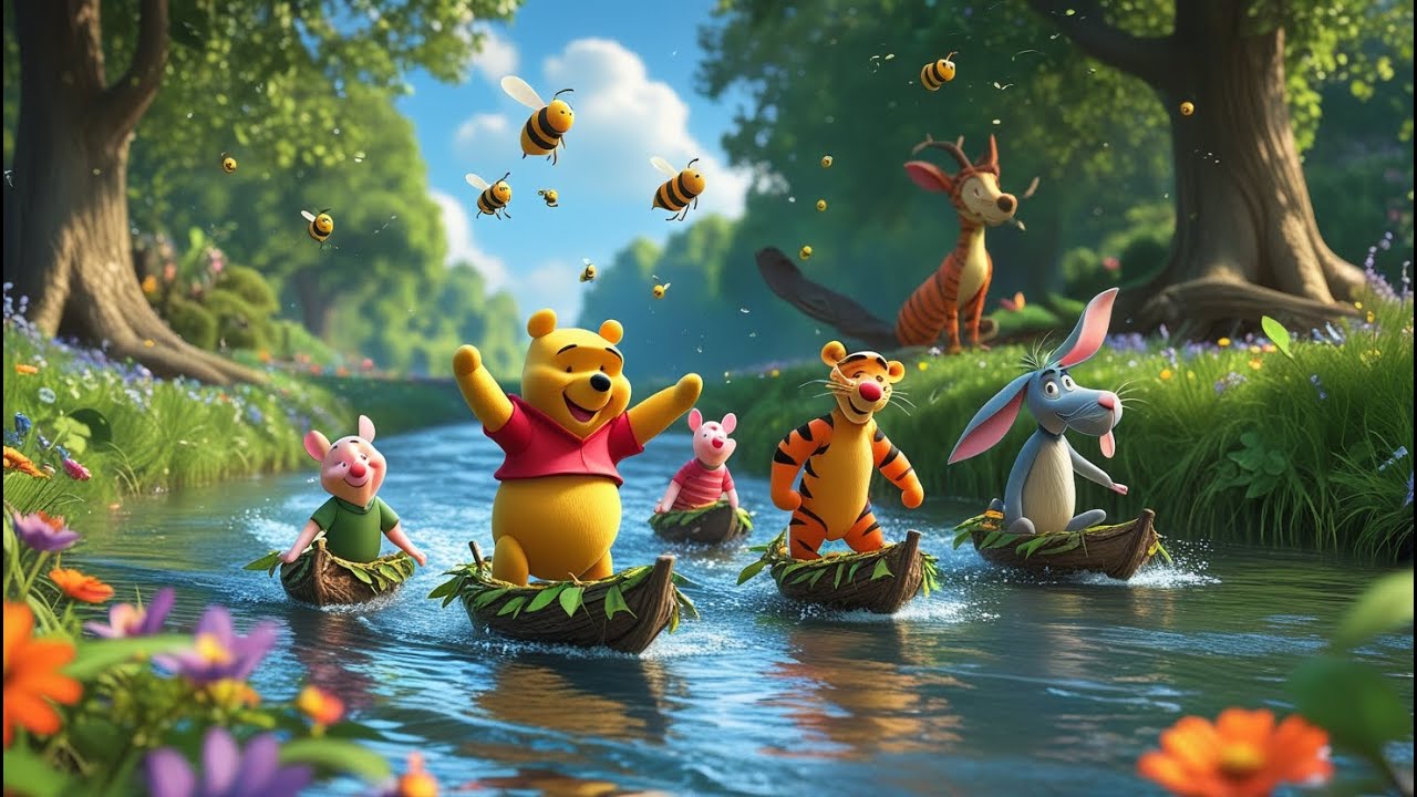 Winnie the Pooh: The Great Floating Boat Race - YouTube