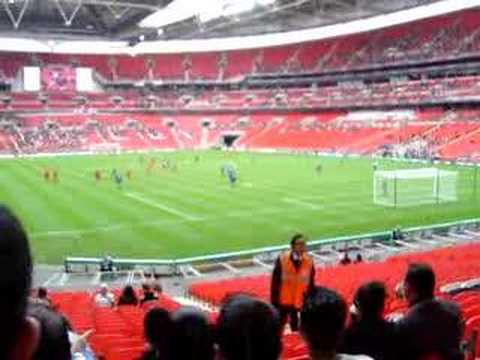 First Goal in New Wembley Stadium - March 17th 2007 - YouTube