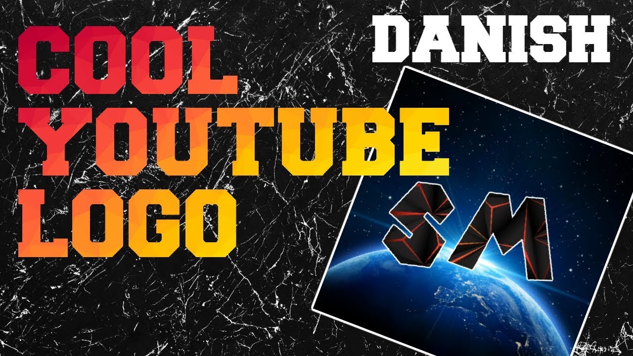 How to make cool youtube logos for free in Danish - YouTube