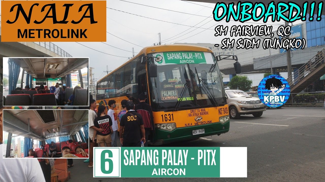 ONBOARD!! Bus Ride NAIA Metrolink 1631 (Higer KLQ6119LGE3) || SM ...