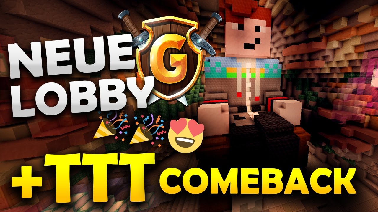 NEUE SERVER LOBBY! + MEINE PC TEILE + TTT MINECRAFT COMEBACK! - YouTube